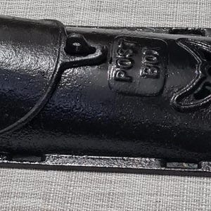 Antique Cast Iron Post Box Mailbox. 12" Tall Heavy Duty - Etsy