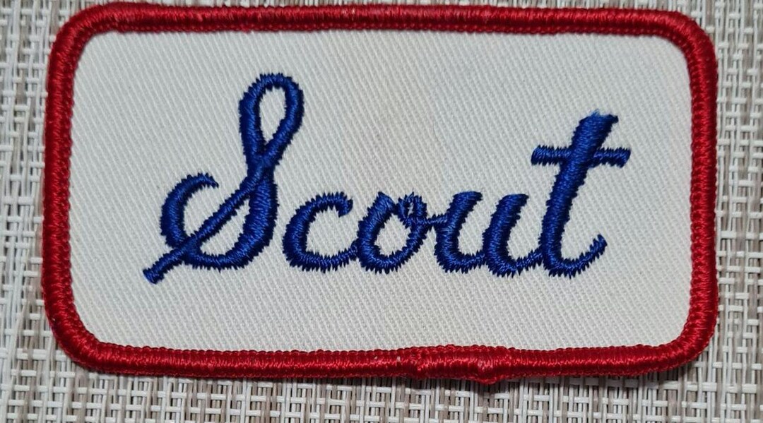 Vintage Scout Patch 3 1/2 X 2 - Etsy