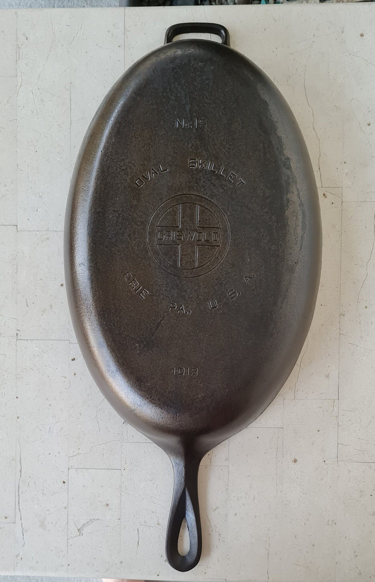 HTF Griswold 15 Oval Fish Skillet W/matching 15 Oval Lid. - Etsy HTF Griswold 15 Oval Fish Skillet W/matching 15 Oval Lid. - Etsy