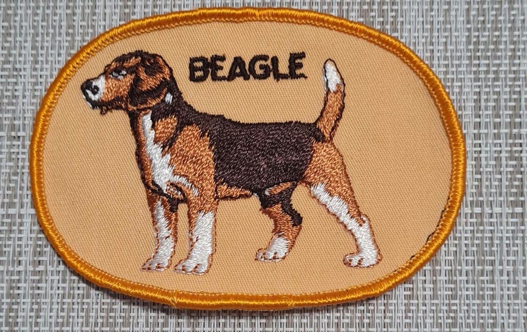 Vintage Beagle Dog Patch - Etsy