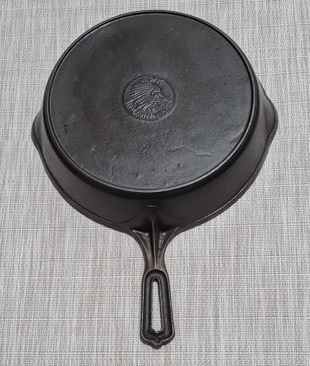 Wapak Indian Head Logo 9 Cast Iron Skillet - Etsy