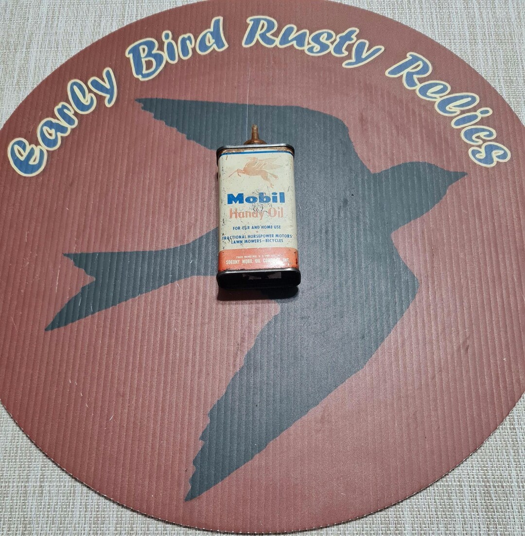Mobil Handy Oil Household 4 Oz Can. - Etsy