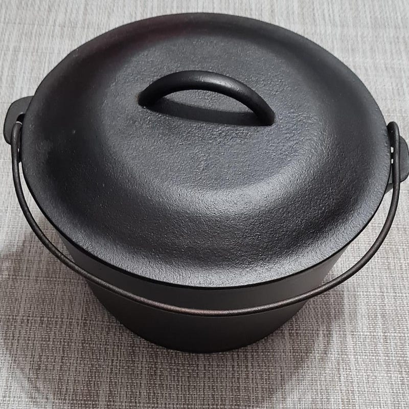 Cast Iron Bean Pot - Etsy