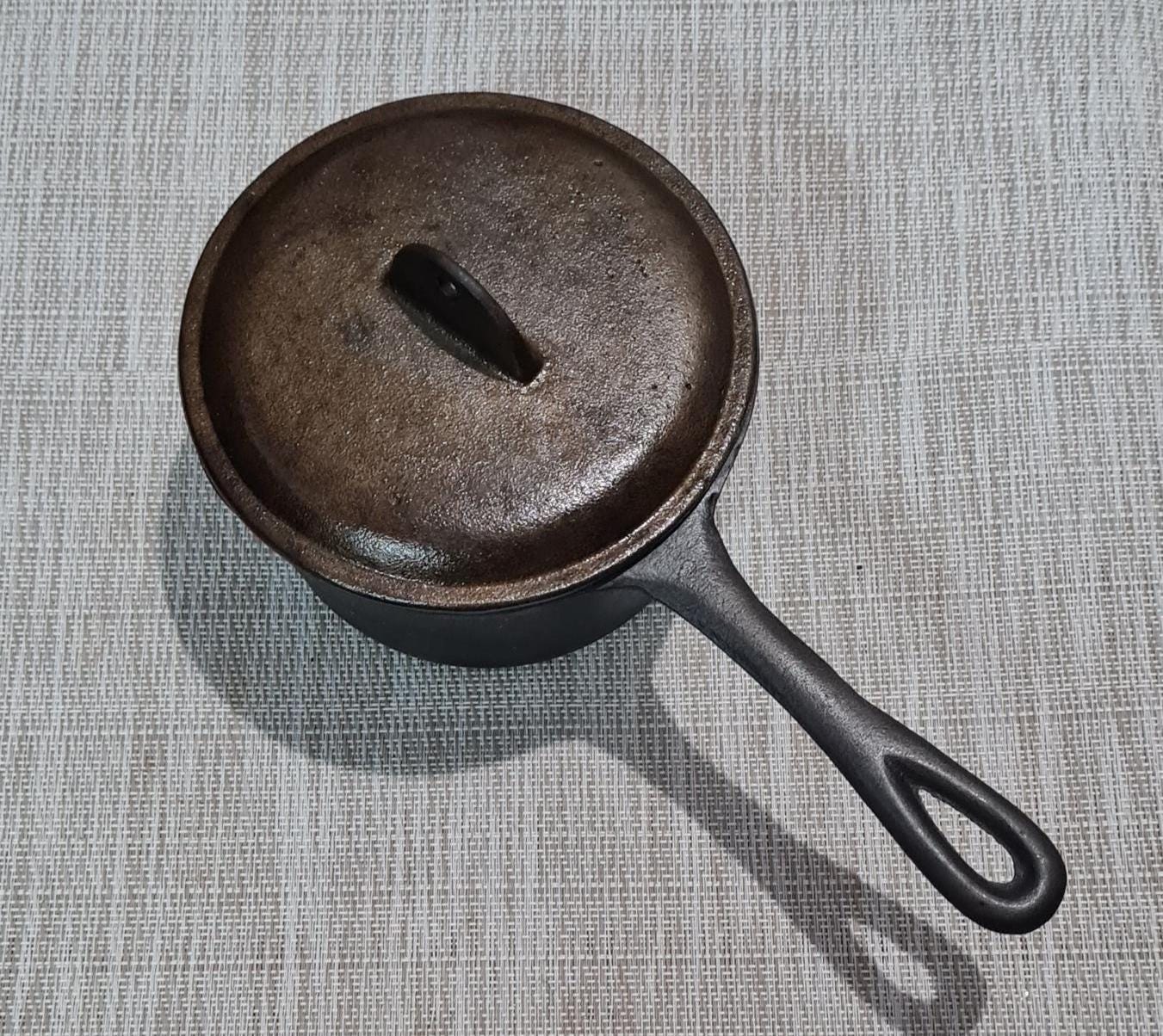 BSR 1 Quart Stew Pan, Birmingham Stove and Range, Saucepan Cast Iron ...