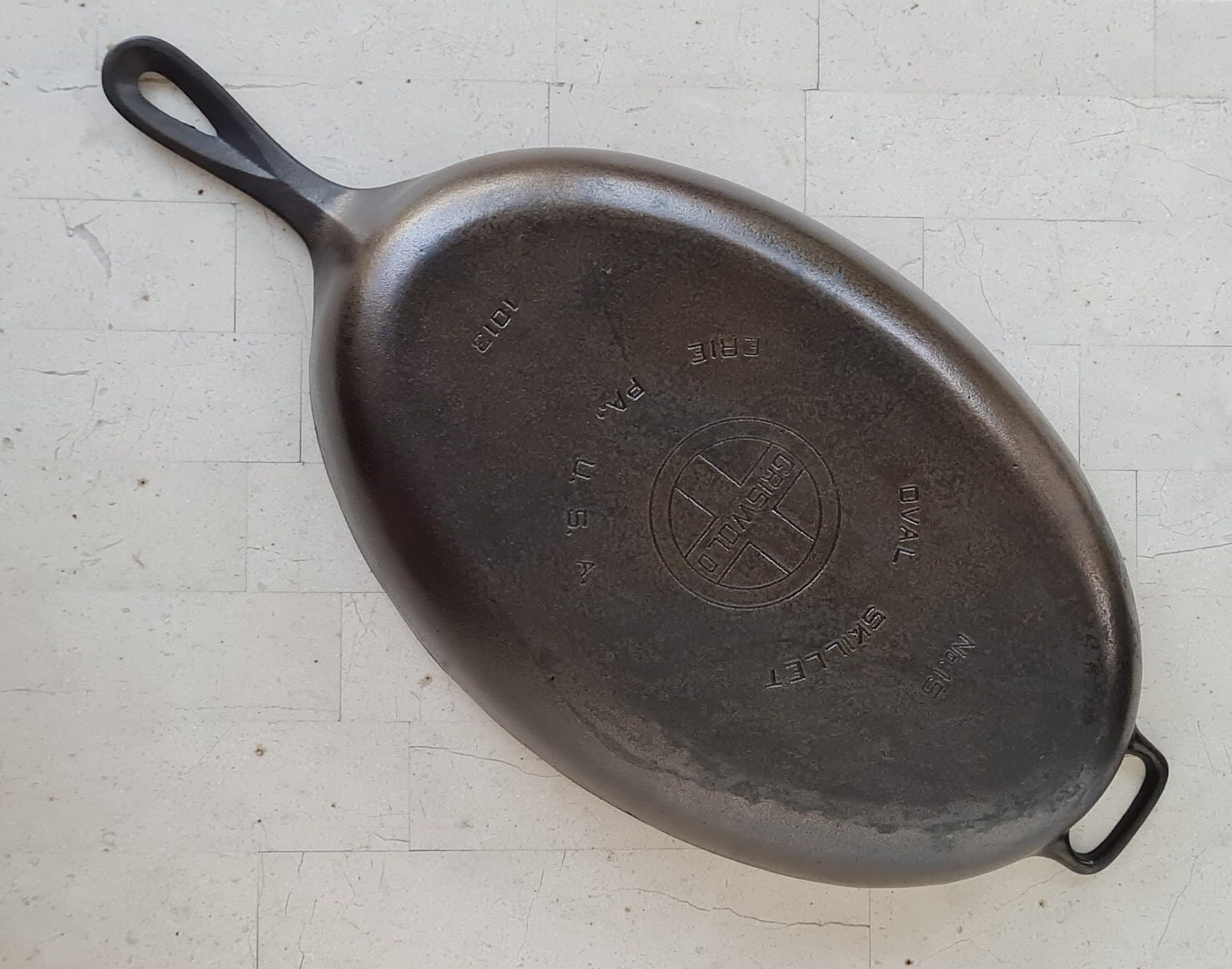 HTF Griswold 15 Oval Fish Skillet W/matching 15 Oval Lid. - Etsy HTF Griswold 15 Oval Fish Skillet W/matching 15 Oval Lid. - Etsy