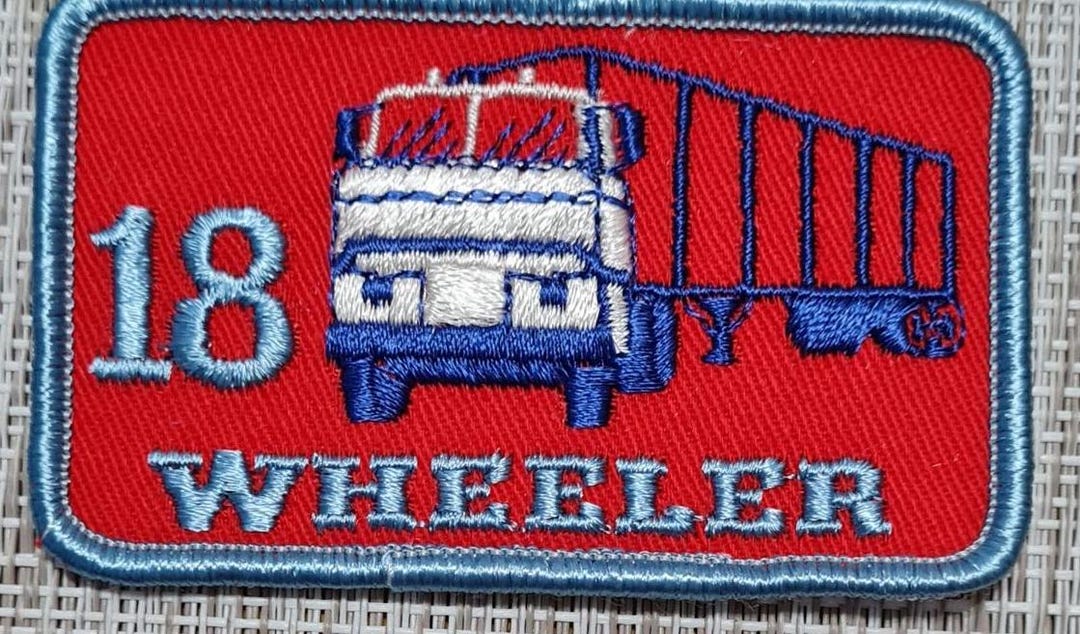 Vintage 18 Wheeler Patch 3-1/4" X 2" - Etsy