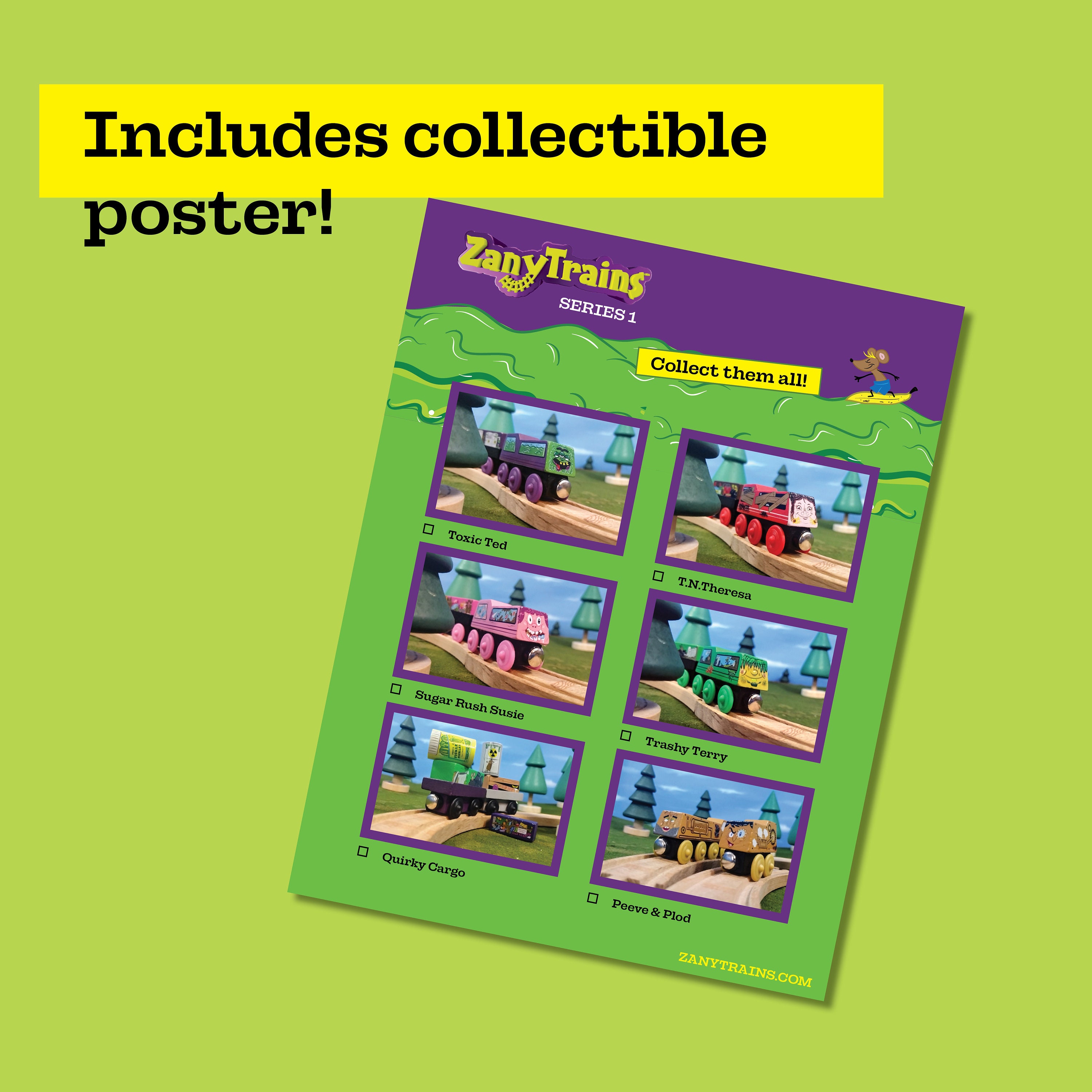 Zany Trains - Wooden Dog Bone Track Connector Pack - Series 1 - Wooden ...