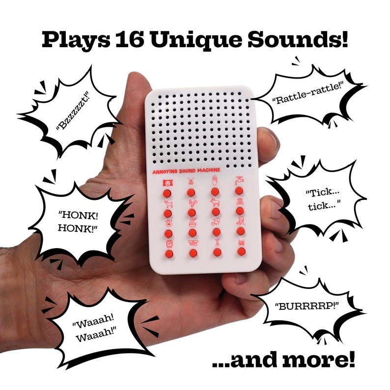 Annoying Sound Machine - 16 Most Annoying Sounds! - Etsy