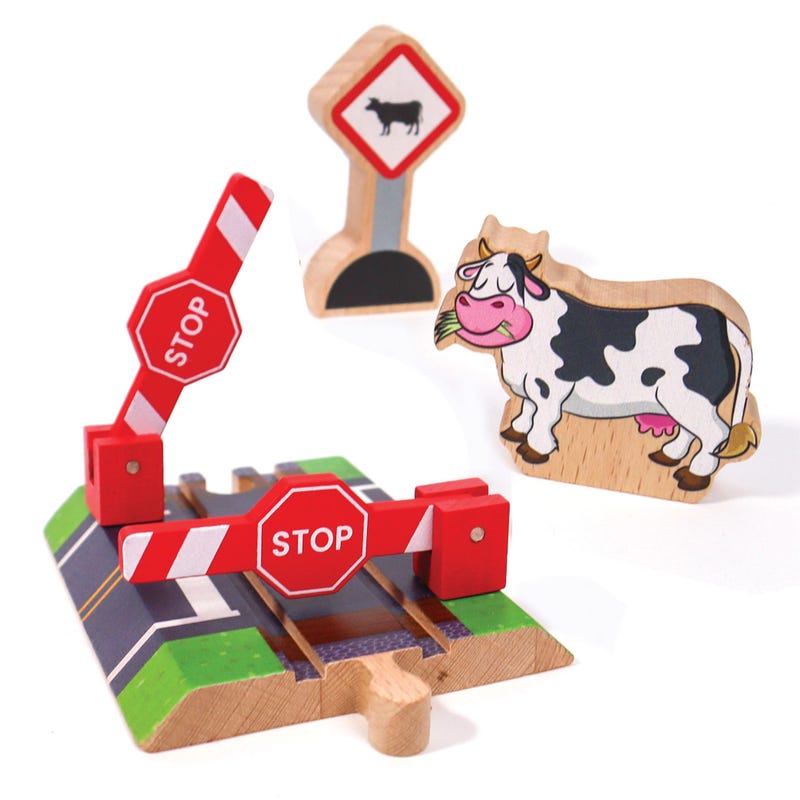 Railroad Crossing Toy - Etsy