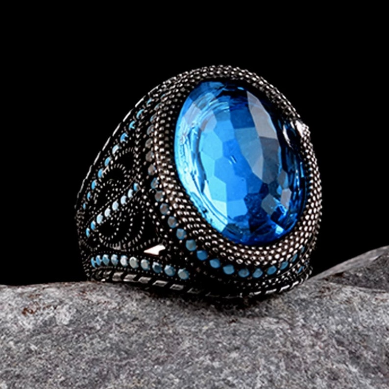 Sterling Tiger Eye Silver Mens Ring, Silver Handmade Jewelry, 92K ...