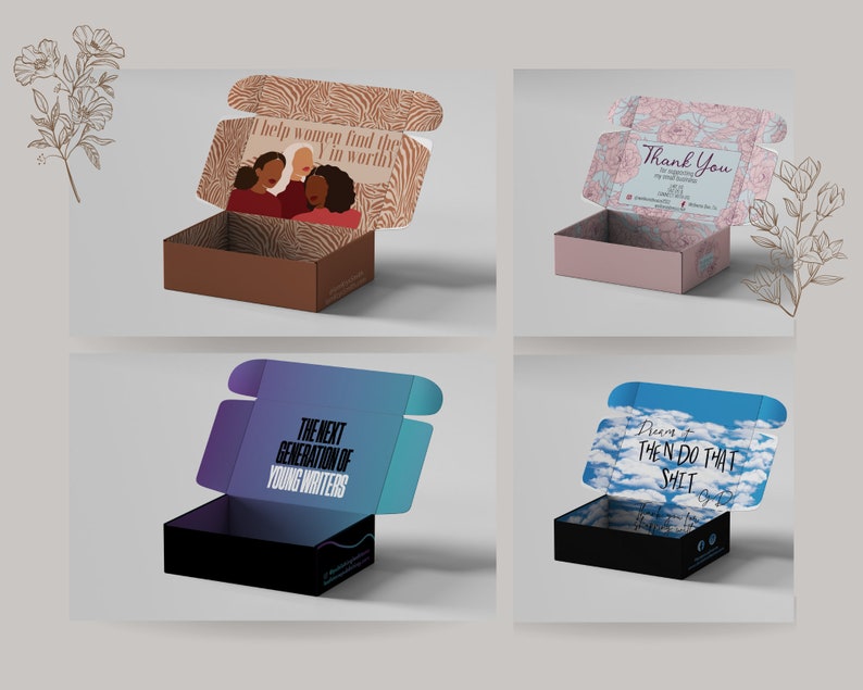 Custom Mailer Box Design Template | Personalized Packaging for Small ...