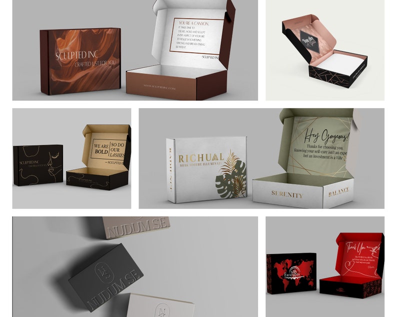 Custom Beauty Box Design Template Personalized Packaging for Cosmetics ...