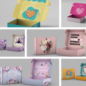 Custom Beauty Box Design Template: Printable Cosmetic Packaging ...