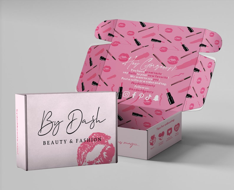 Custom Beauty Box Design Template | Personalized Packaging for ...