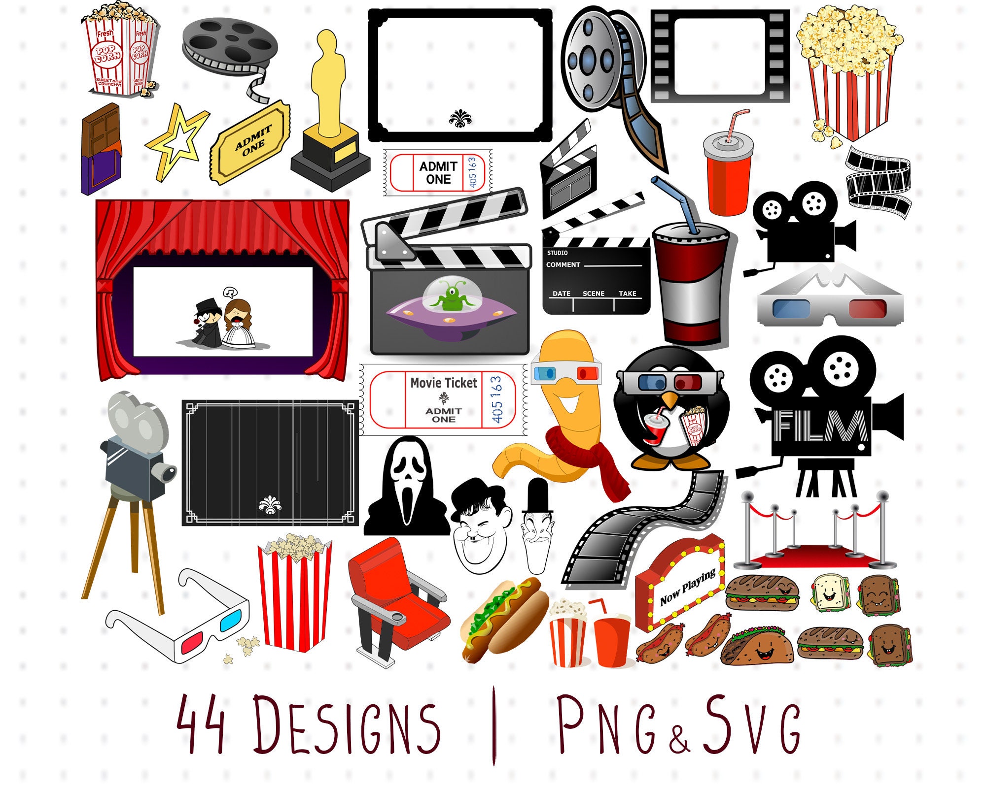 Movie Theater Candy Clipart