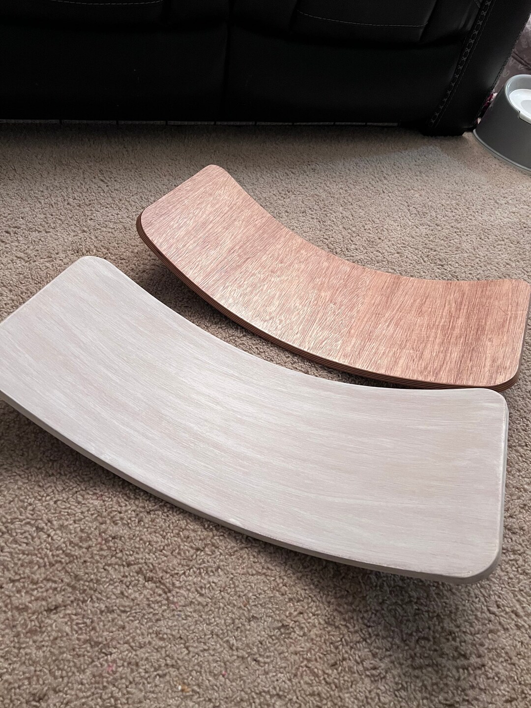 Montessori Wooden Balance Board, Curvy Board, Wobble Board - Etsy