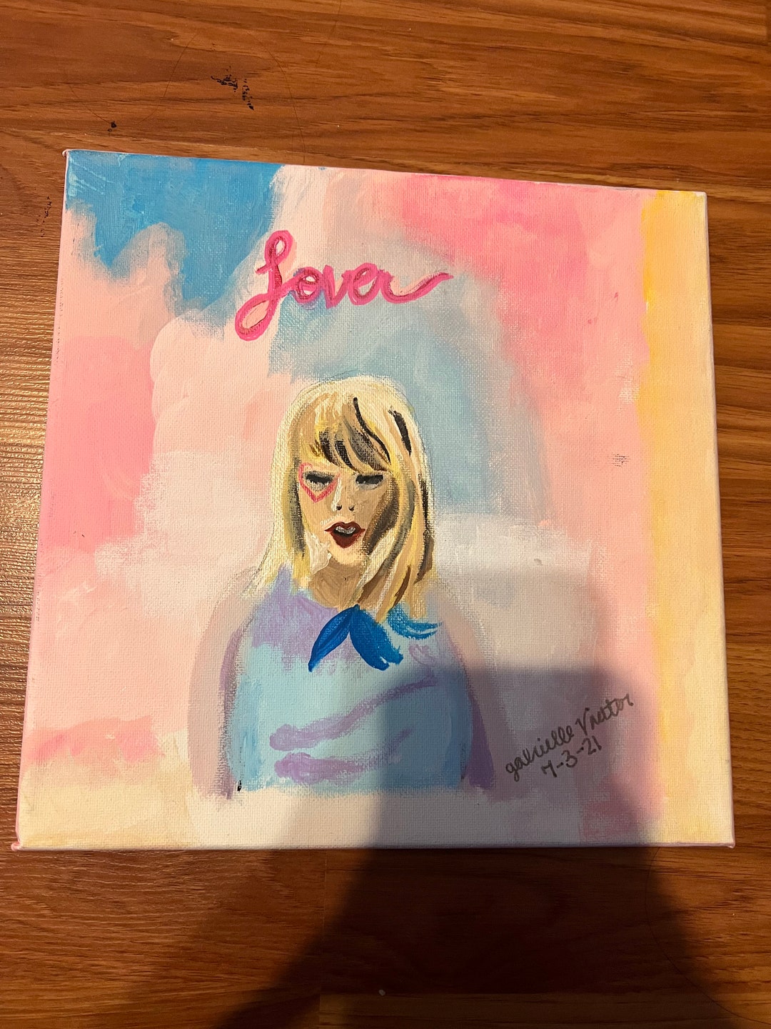 Taylor Swift Lover Album Painting - Etsy