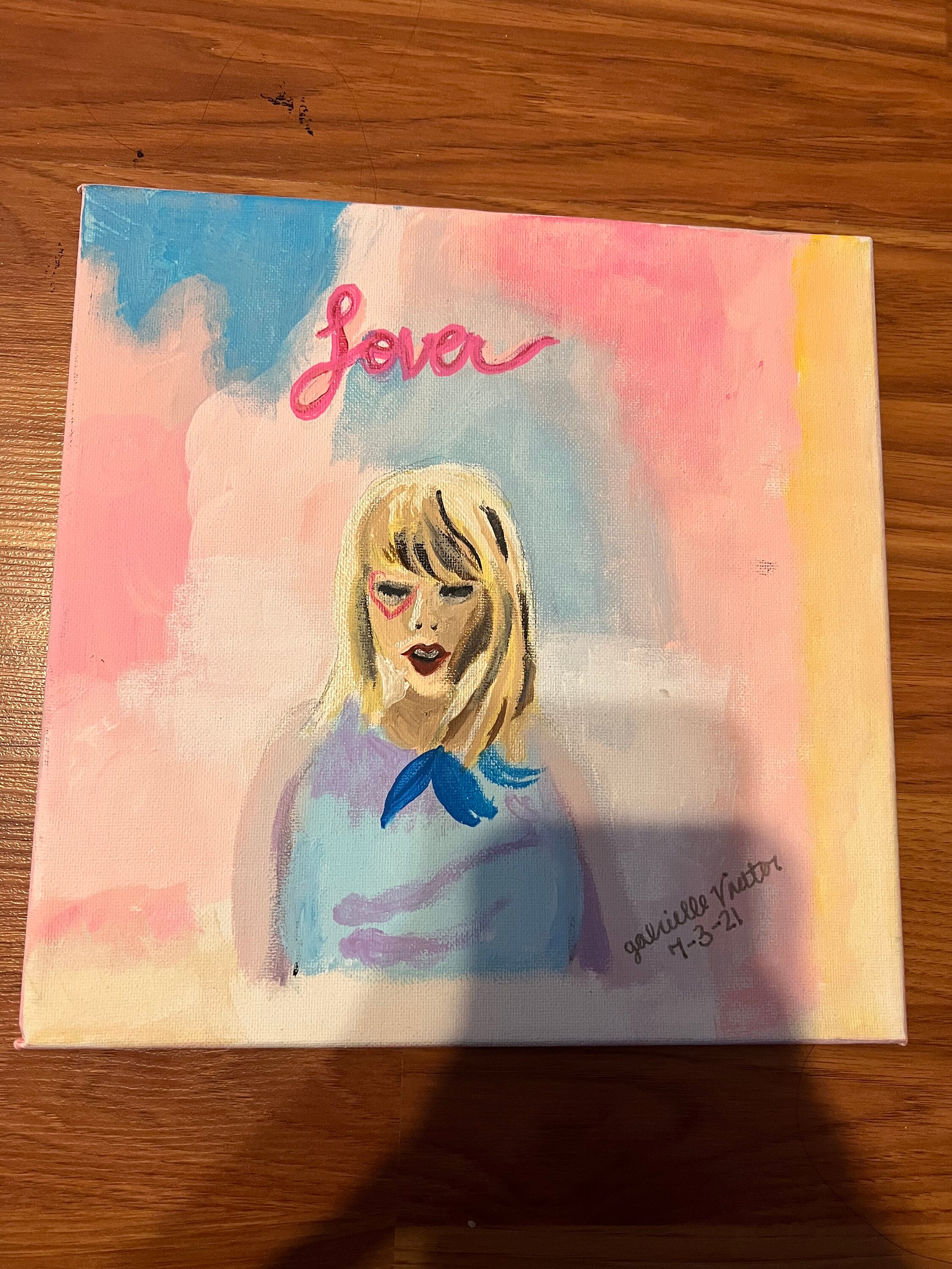 Taylor Swift Lover Album Painting - Etsy