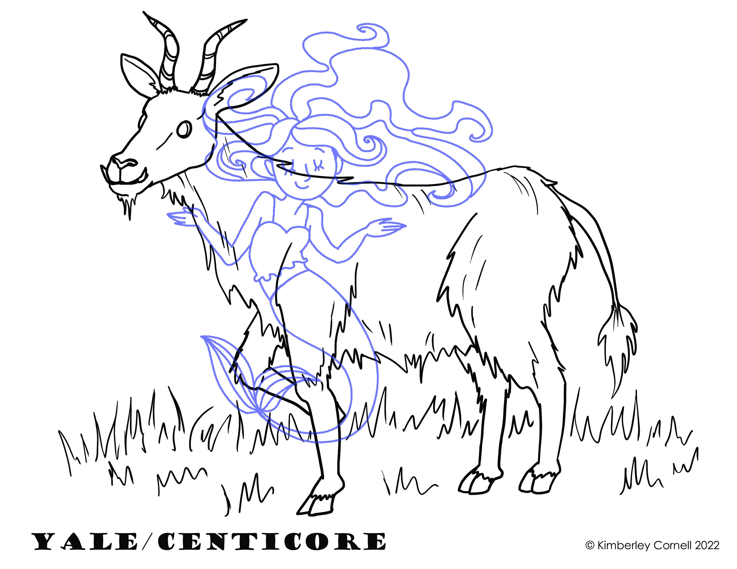 Fantasy Creatures Coloring Pages - Etsy