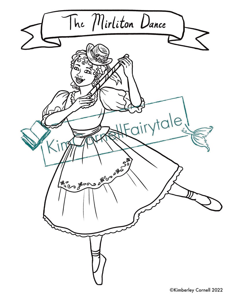 11 Nutcracker Ballet Coloring Pages Digital PDF - Etsy
