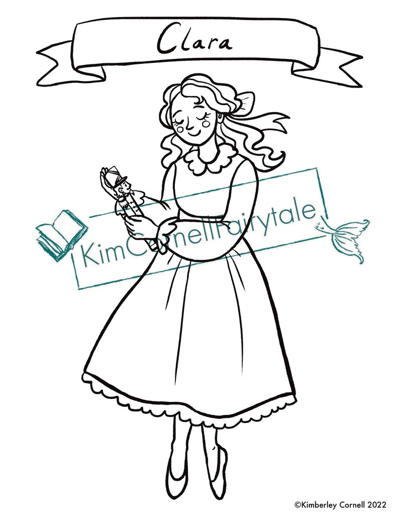 11 Nutcracker Ballet Coloring Pages Digital PDF - Etsy