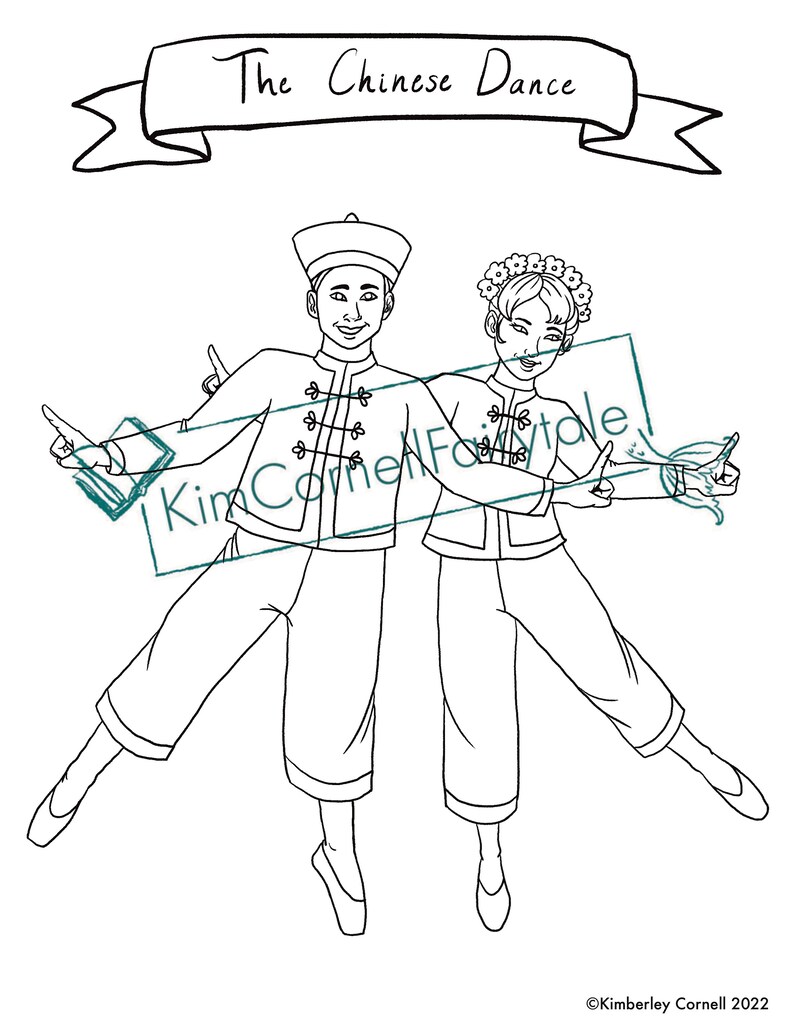 11 Nutcracker Ballet Coloring Pages Digital PDF - Etsy