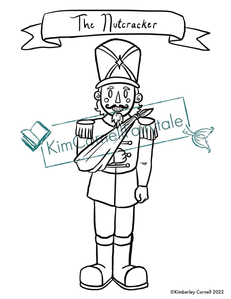 11 Nutcracker Ballet Coloring Pages Digital PDF - Etsy
