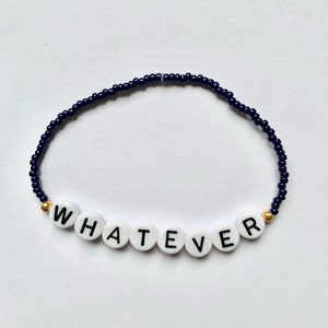 Custom/personalised Subversive/rude/funny Beaded Bracelets - Etsy