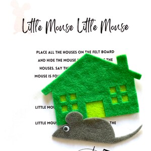 Little Mouse Felt Story - SVG and PDF File - Etsy