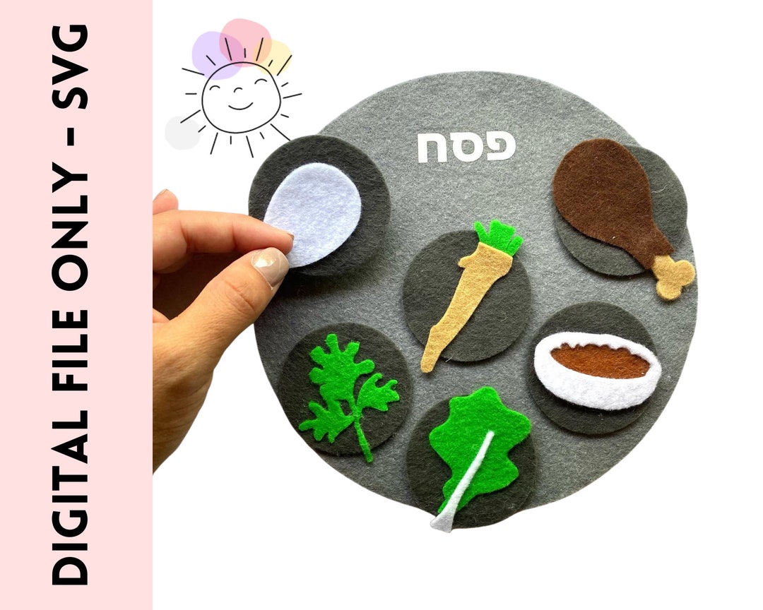 Passover Seder Plate SVG File - Etsy