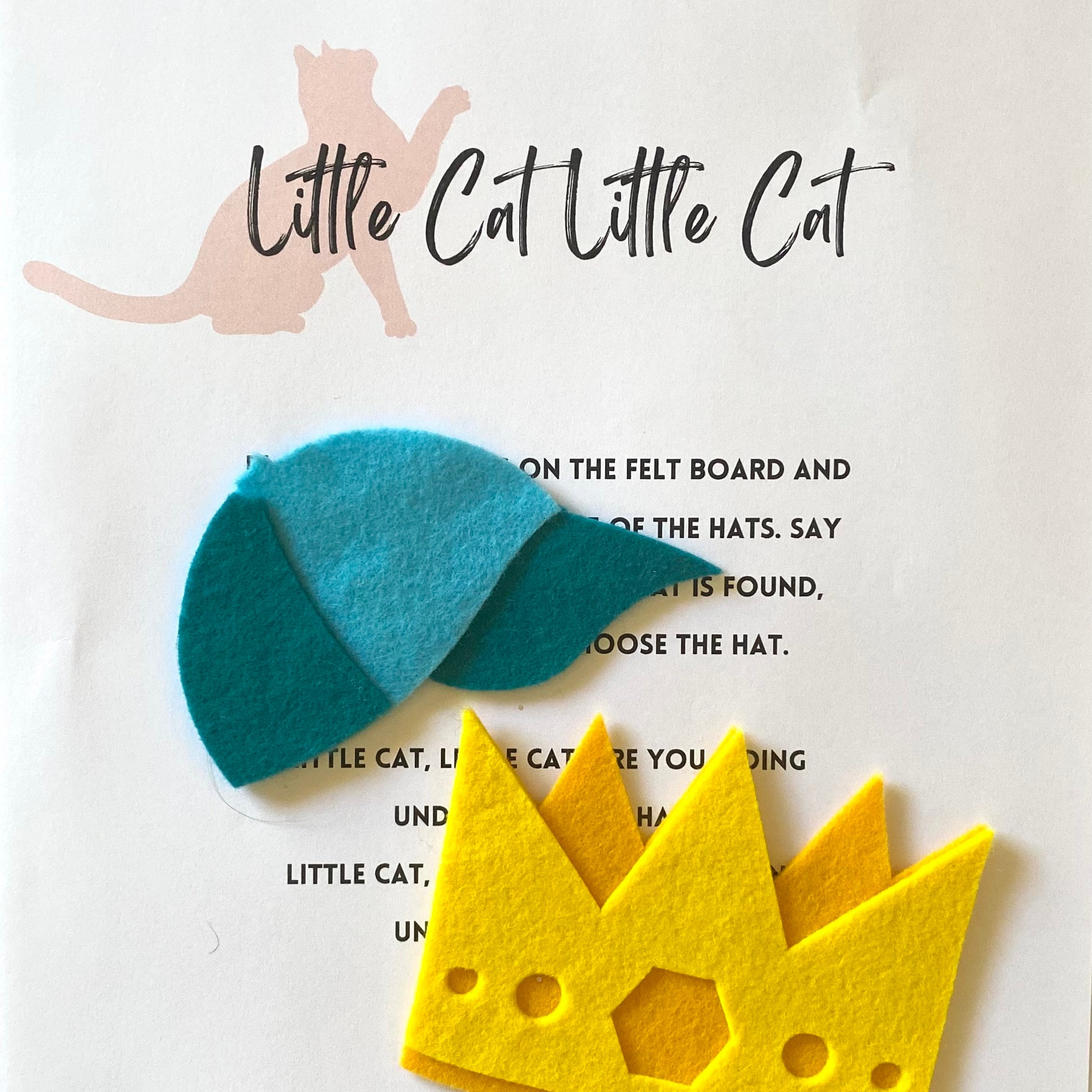 Little Cat Felt Story - SVG and PDF Files ONLY - Etsy