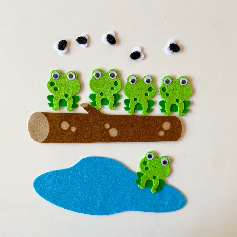Five Green Speckled Frogs - SVG and PDF Files Only - Etsy