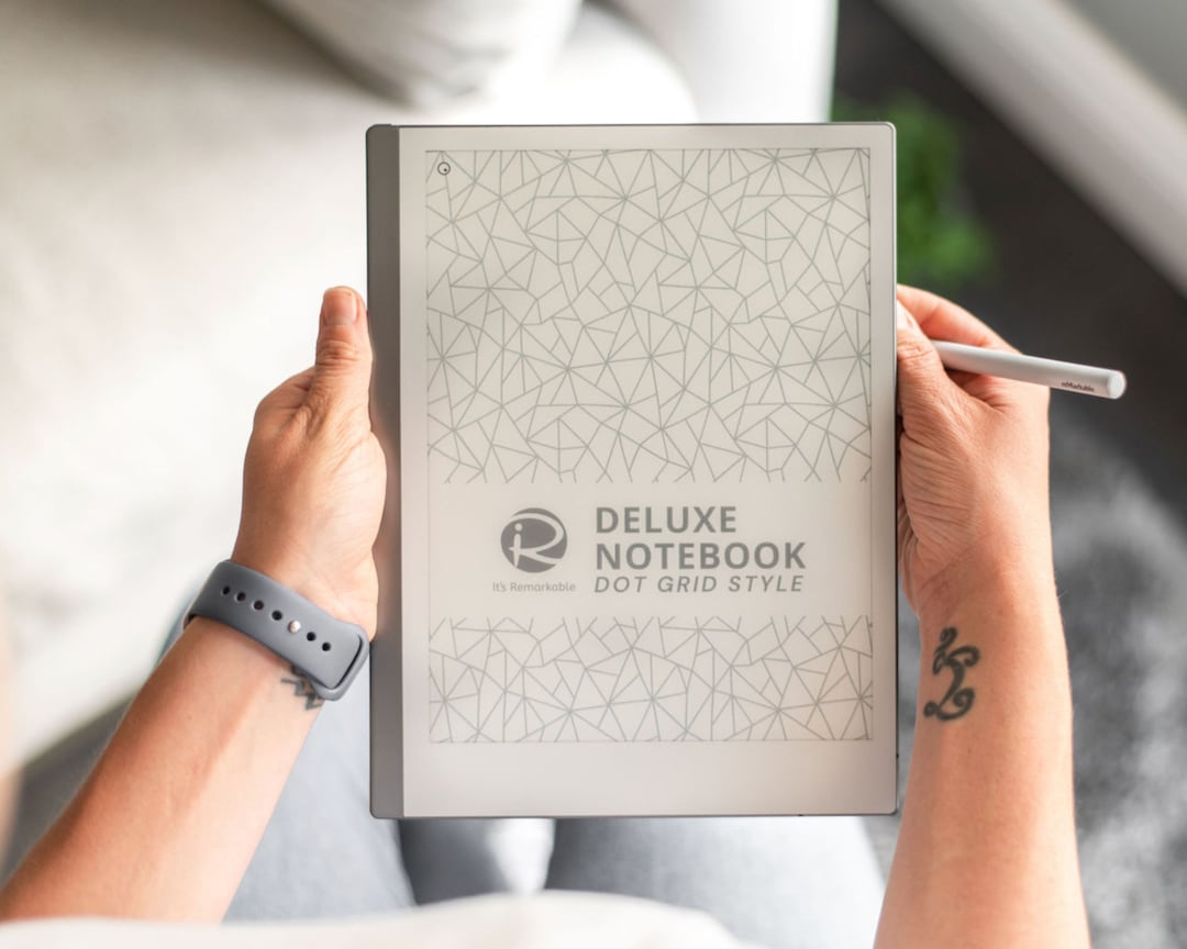 Undated Notebook | Remarkable 2 Template | Hyperlinked Daily Notes ...