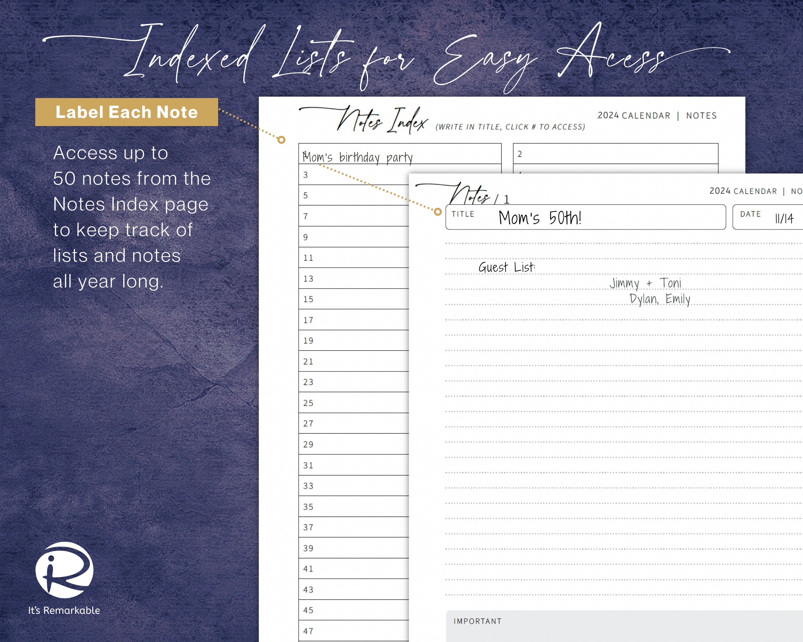 Daily Journal 2024 Tablet Template for Remarkable 2 Pdf Stylized Daily ...