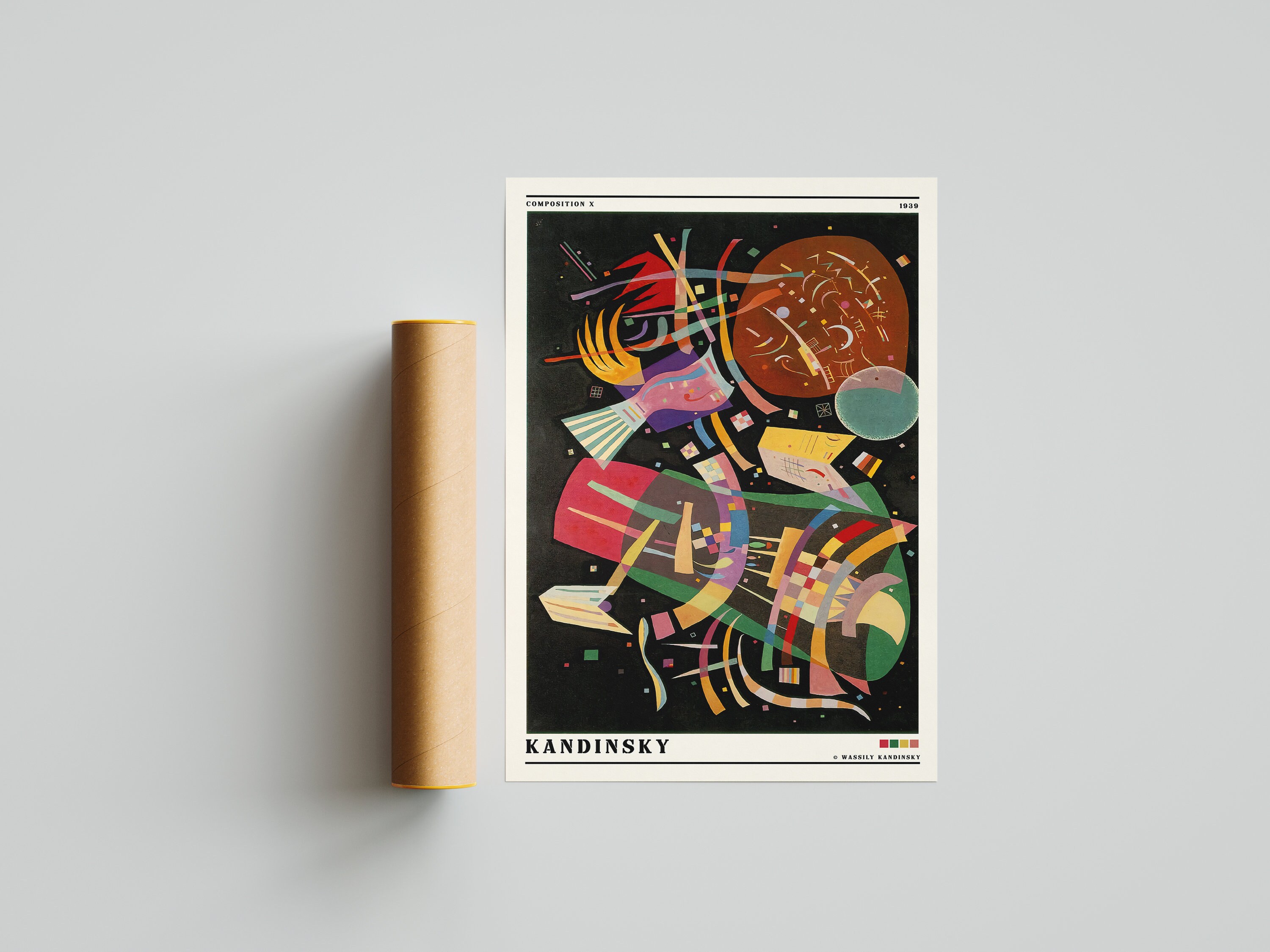 Wall Décor Abstract Art Kandinsky Composition IX Best Painting Wassily ...