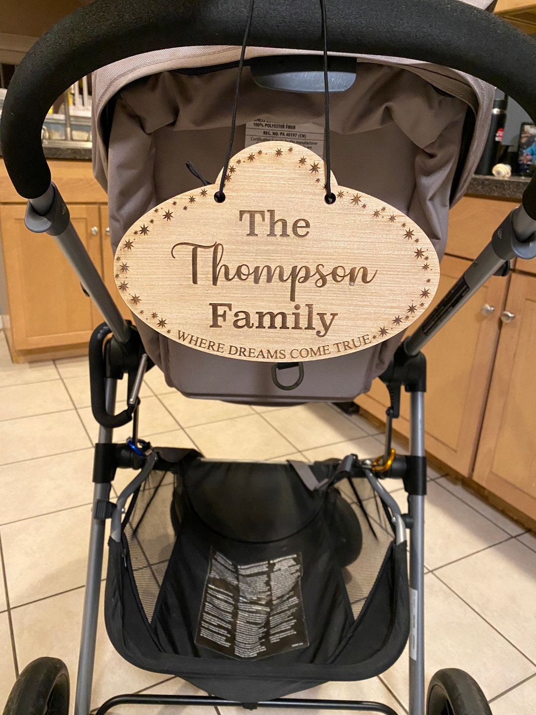 Personalized Stroller Tag, Stroller Spotter, Custom Stroller Tag ...