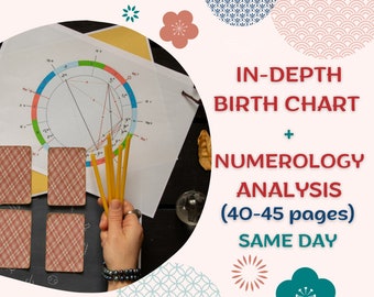 Full Birth Chart Report - Etsy