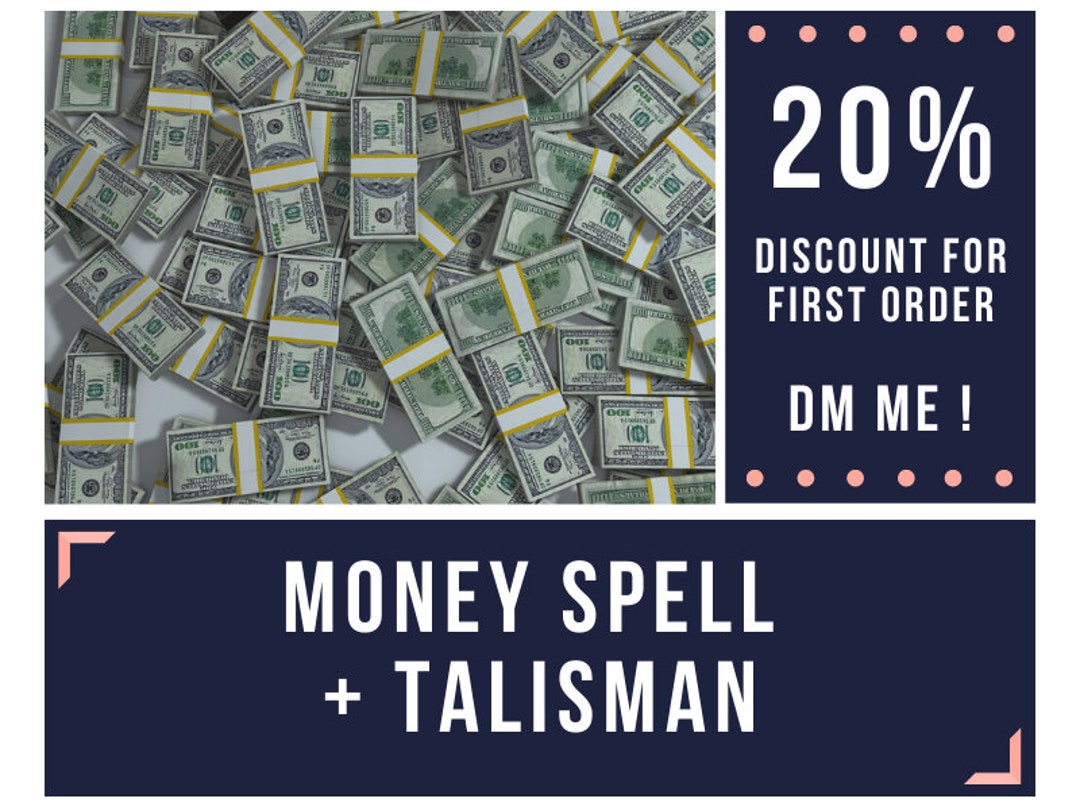 Same Day Money Spell Ritual Personalized Talisman Get Rich Become ...