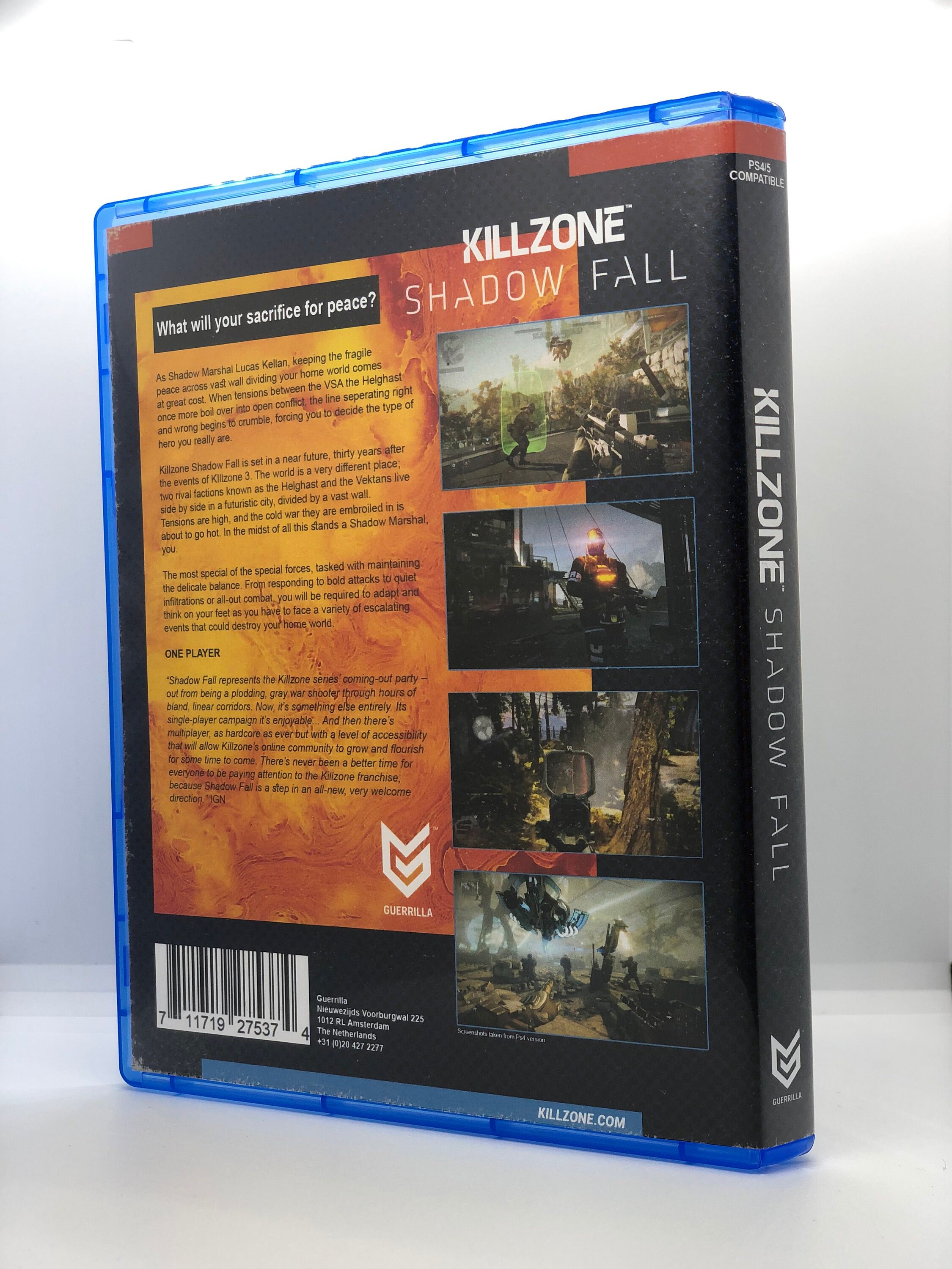 Killzone Shadow Fall Game Cover