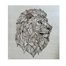 Lion Wall Art Wood Burnt Sign - Etsy