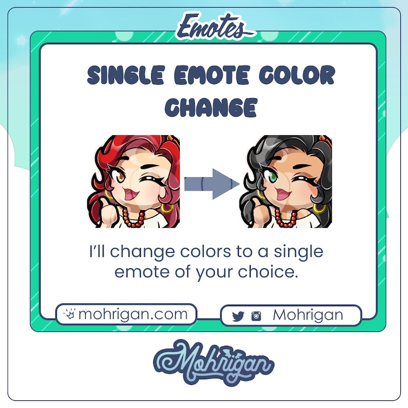 Color Change for Static Emotes in My Store | Custom Emote Customize ...