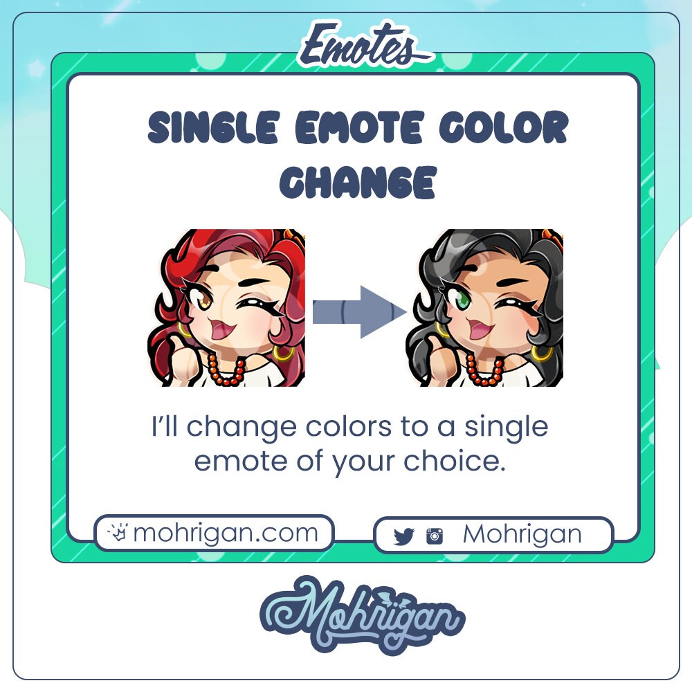 Color Change for Static Emotes in My Store | Custom Emote Customize ...