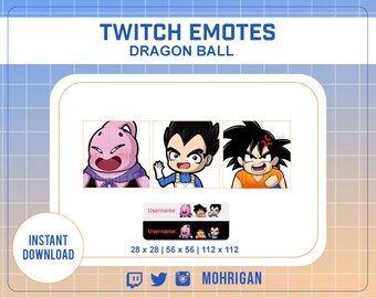 Dragon Ball Emotes - Etsy UK