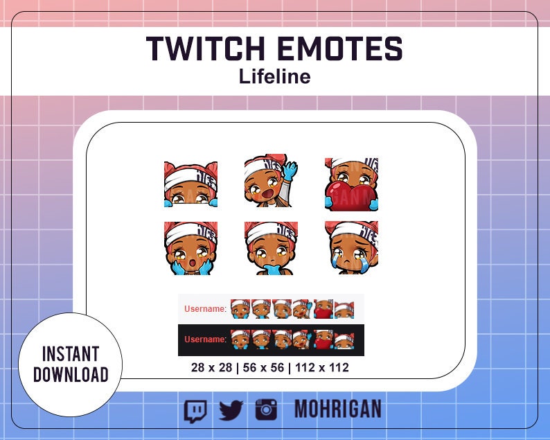 6x Lifeline Apex Legends Twitch Emotes Video Games Twitch - Etsy