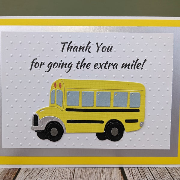 School Bus Greeting Card - Etsy