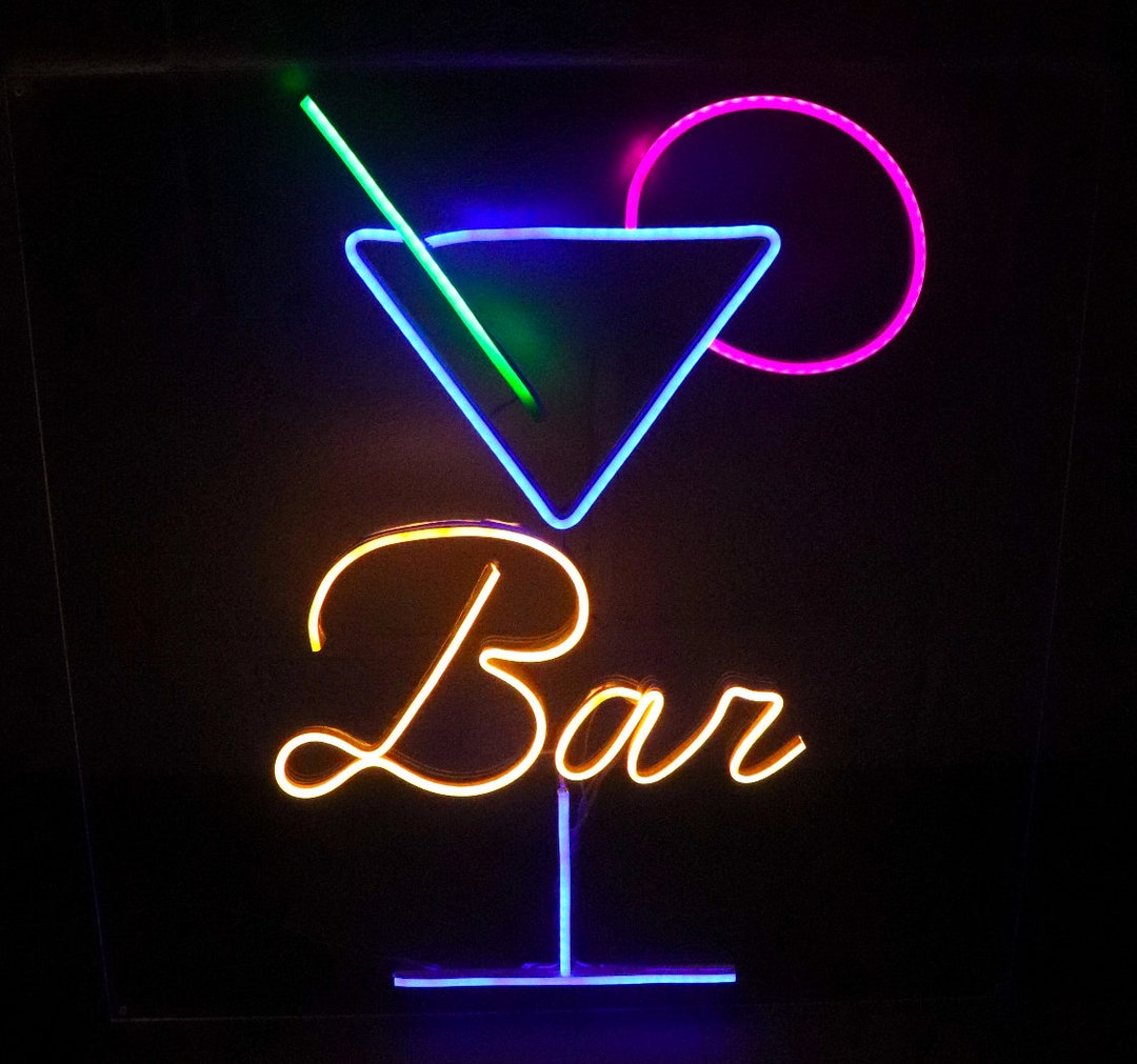 Neon Sign BAR Sign - Etsy