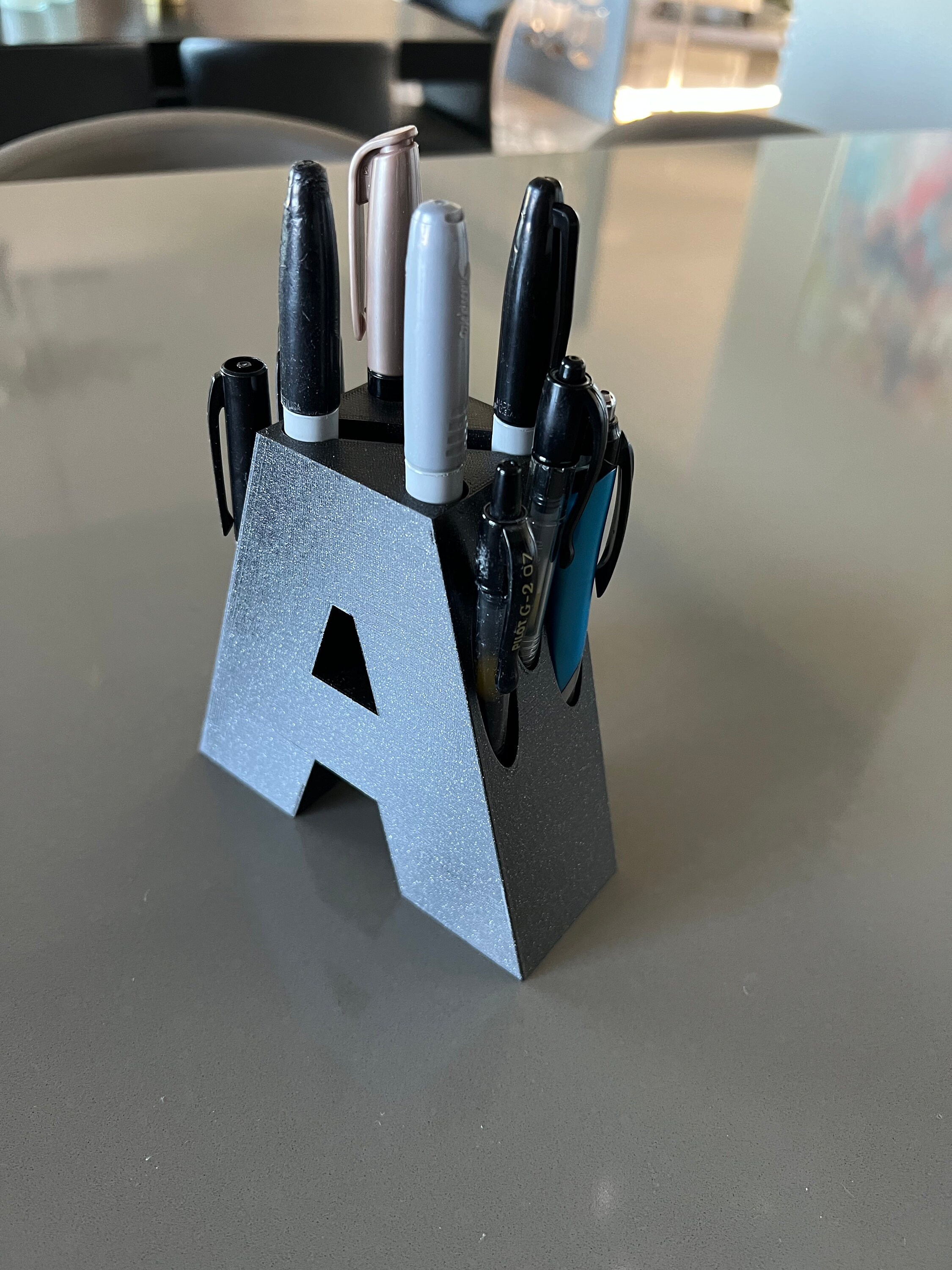 Letter A Pencil Holder - Etsy
