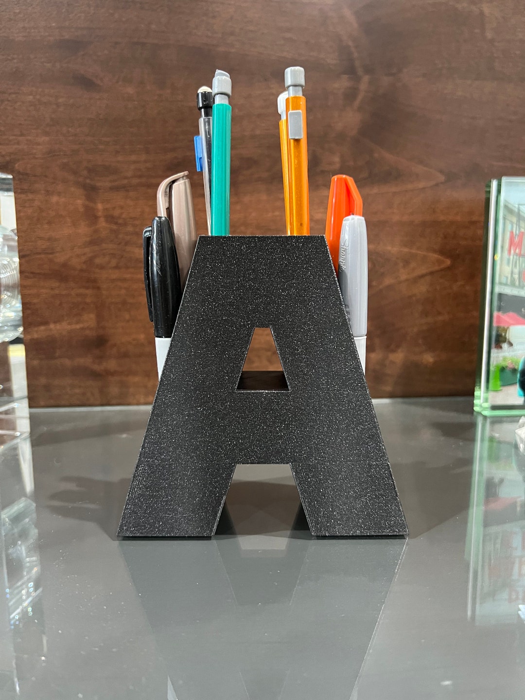 Letter A Pencil Holder - Etsy