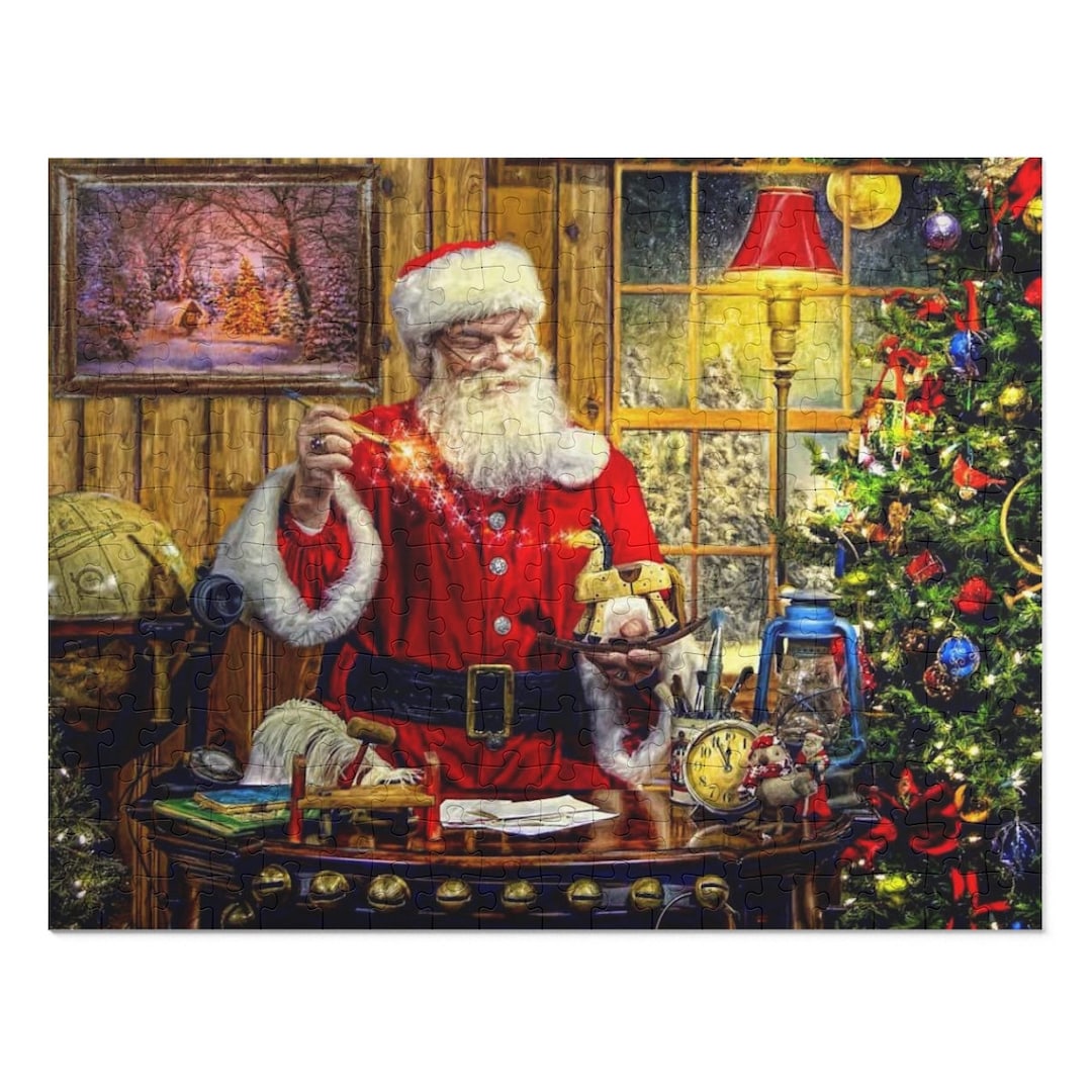 Santa Claus Jigsaw Puzzle - Etsy