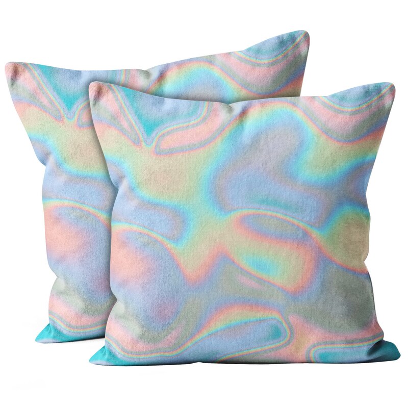 Holographic Pillow - Etsy